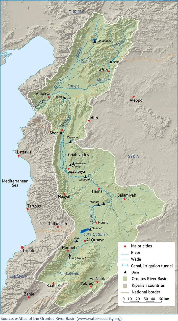 The Asi River and the Turkey-Syria Friendship Dam - Fanack Water